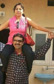 Ultimate shoulder rides / me on my husband