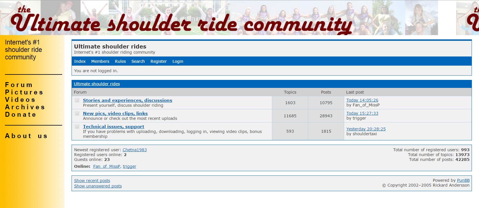 Ultimate shoulder rides / Link to pics!